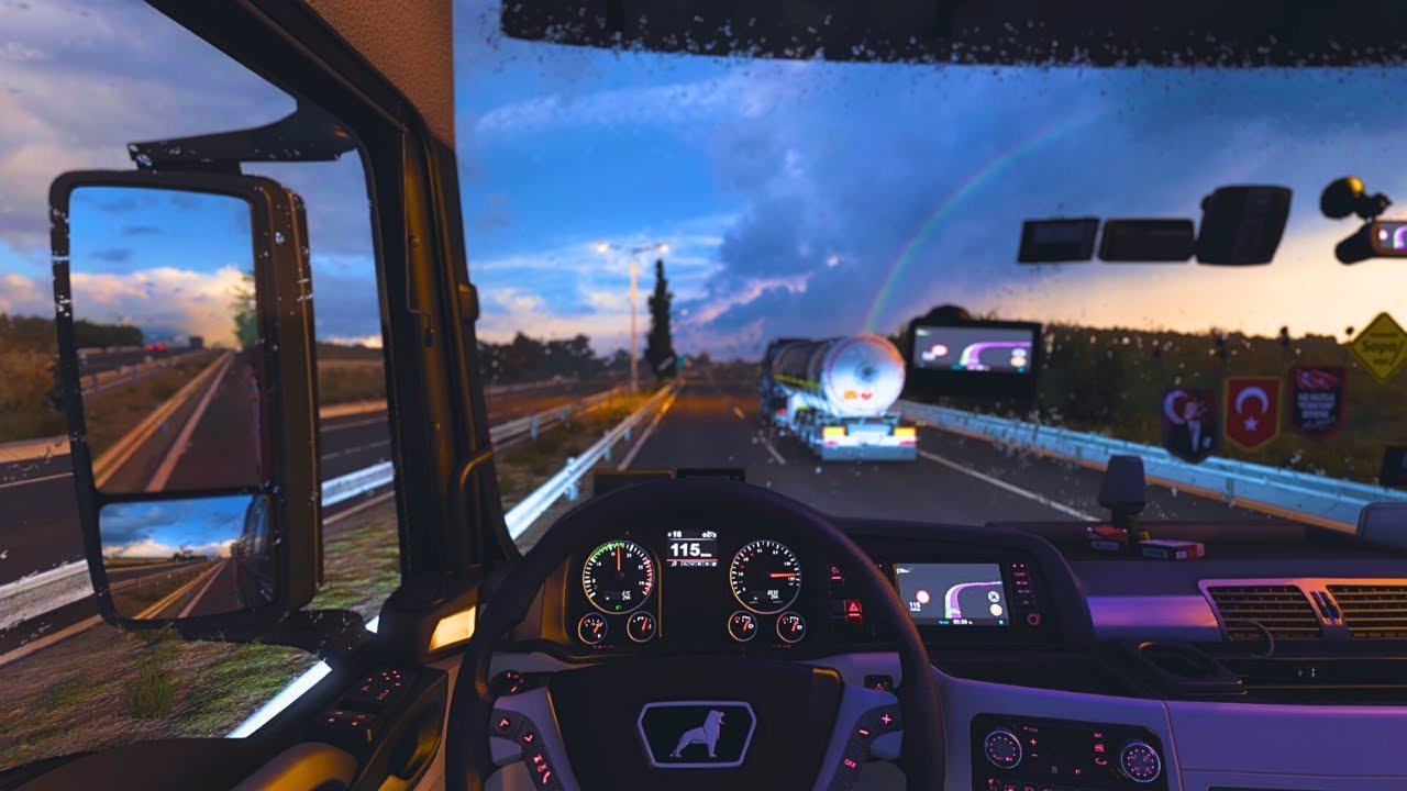 ETS2 Ultra Realistic Enhance Graphics Mod + Project Next Gen Graphics ...