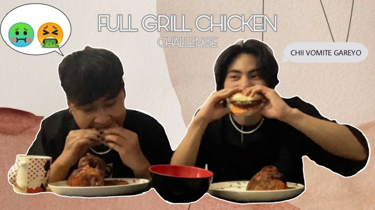 HE LOST AND COULDN'T COMPLETE THE DARE AND VOMIT 🤢🤮 || GRILL CHICKEN ...