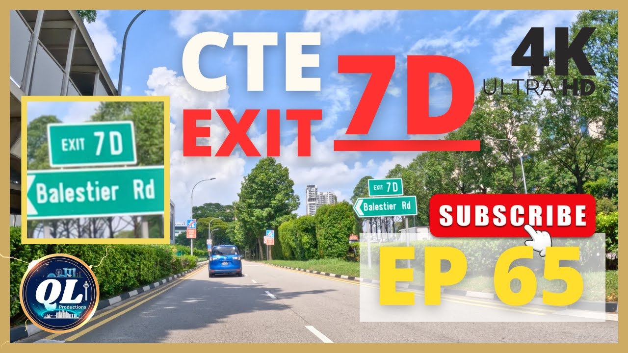 Driving to Rangoon Road | Farrer Park | CTE Exit 7D: Balestier Rd ...