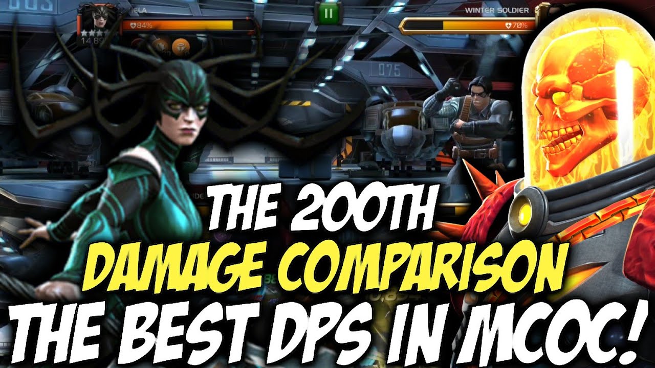 Cosmic Ghost Rider Vs Hela Damage Comparison | 200th Damage Comparison ...