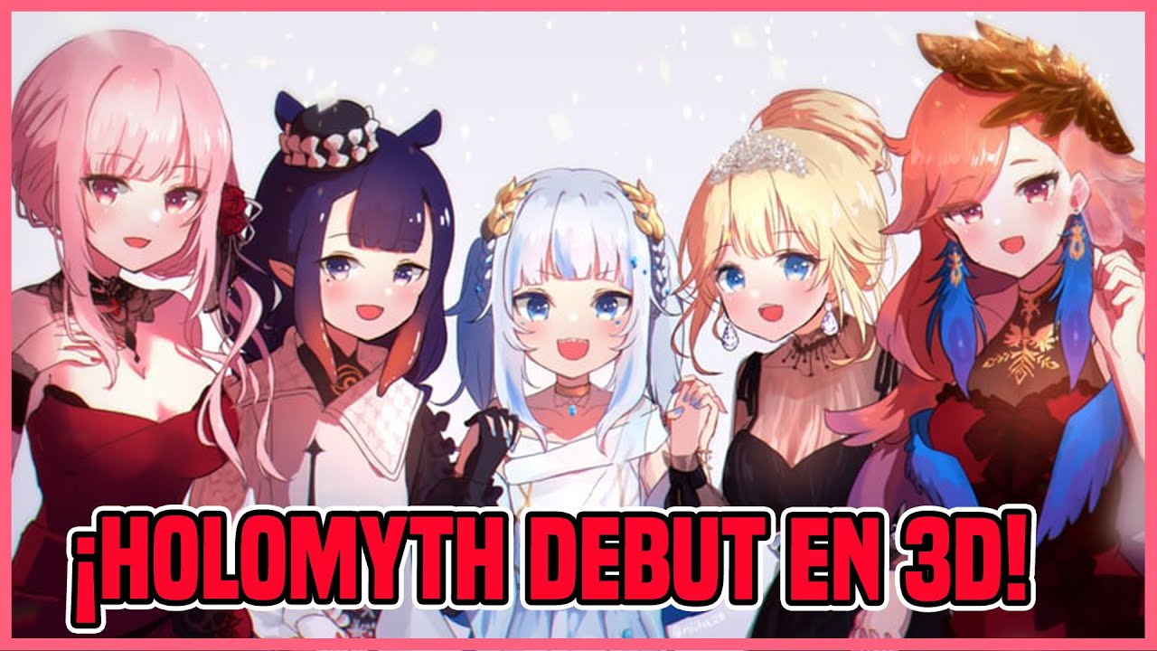Calli anuncia el Debut en 3D de HoloMyth - Hololive - YouTube