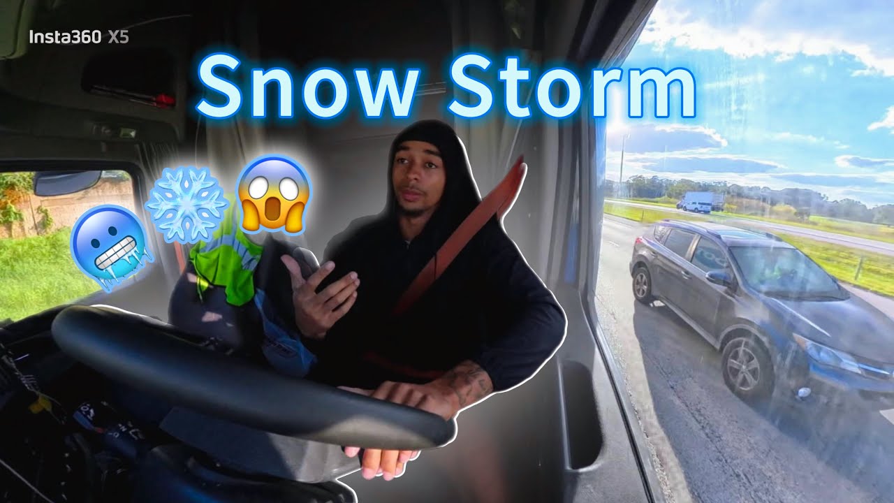 I GOT STRANDED IN MY FIRST EVER SNOW STORM! - YouTube