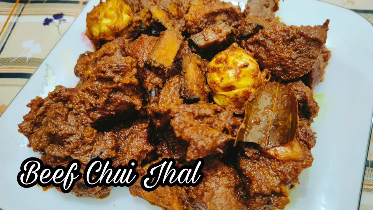 চুই ঝাল দিয়ে গরুর মাংস ভুনা || Beef Vuna with Chui Jhal || Shorts ...