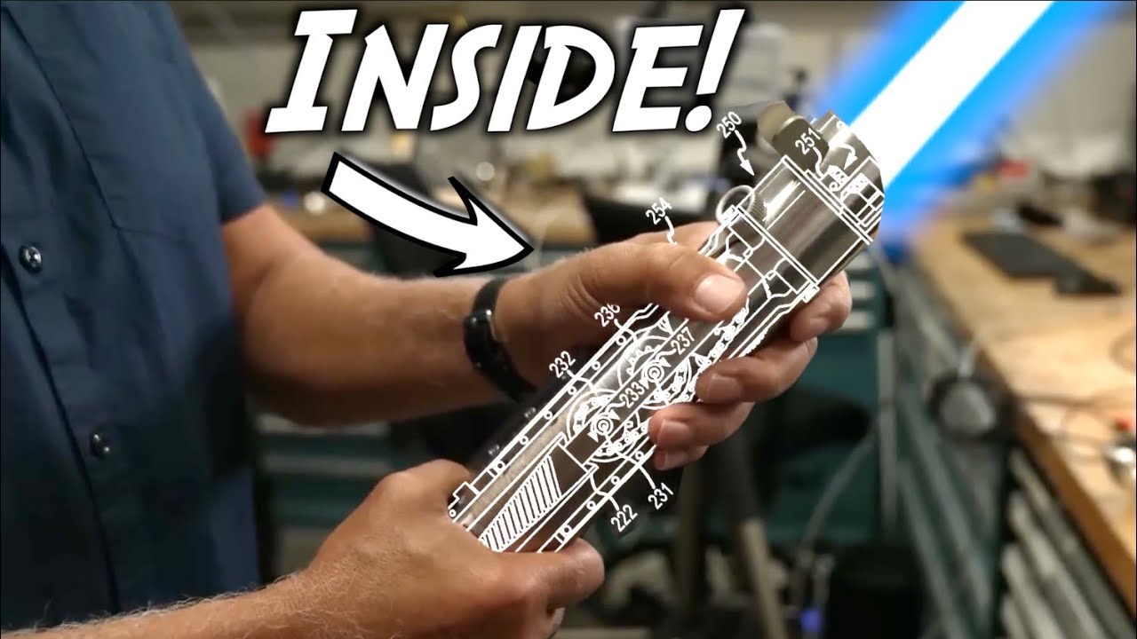 What's Inside Disney's Real Lightsaber? - YouTube