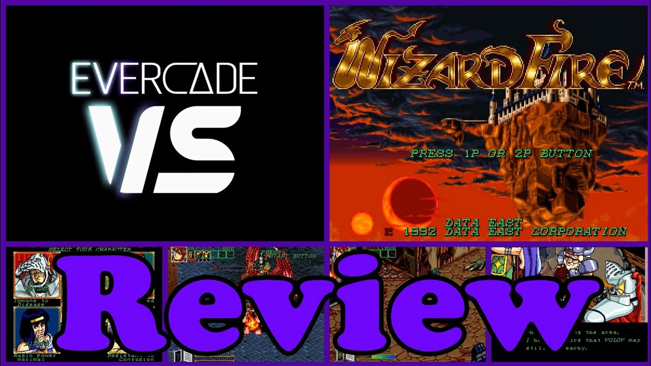 Wizard Fire Review (Evercade Arcade 2: Data East Arcade 1) - YouTube