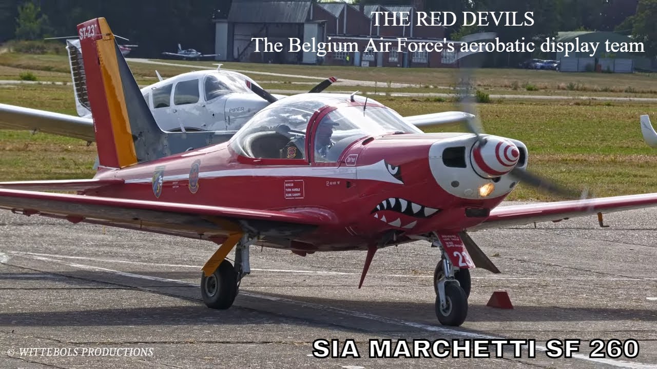 SIA MARCHETTI SF 260 | THE RED DEVILS , The Belgium Air Force's ...
