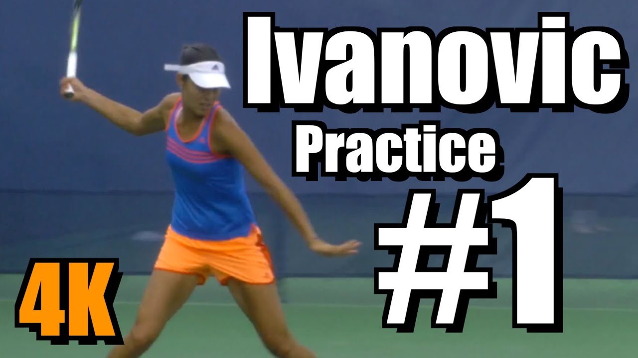 Ana Ivanovic in 4k | Forehand, Backhand, Volley and Overhead #1 ...