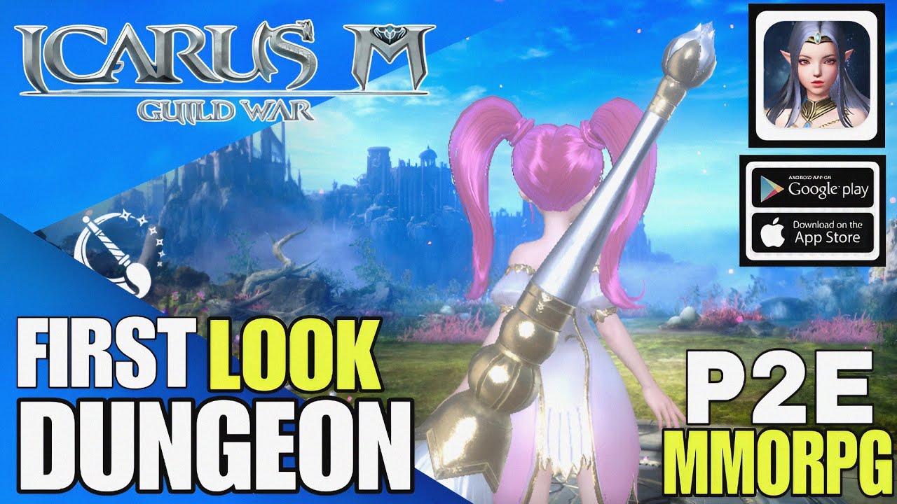 Icarus M Guild War Gameplay First Look of Dungeon ( P2E MMORPG ) For ...