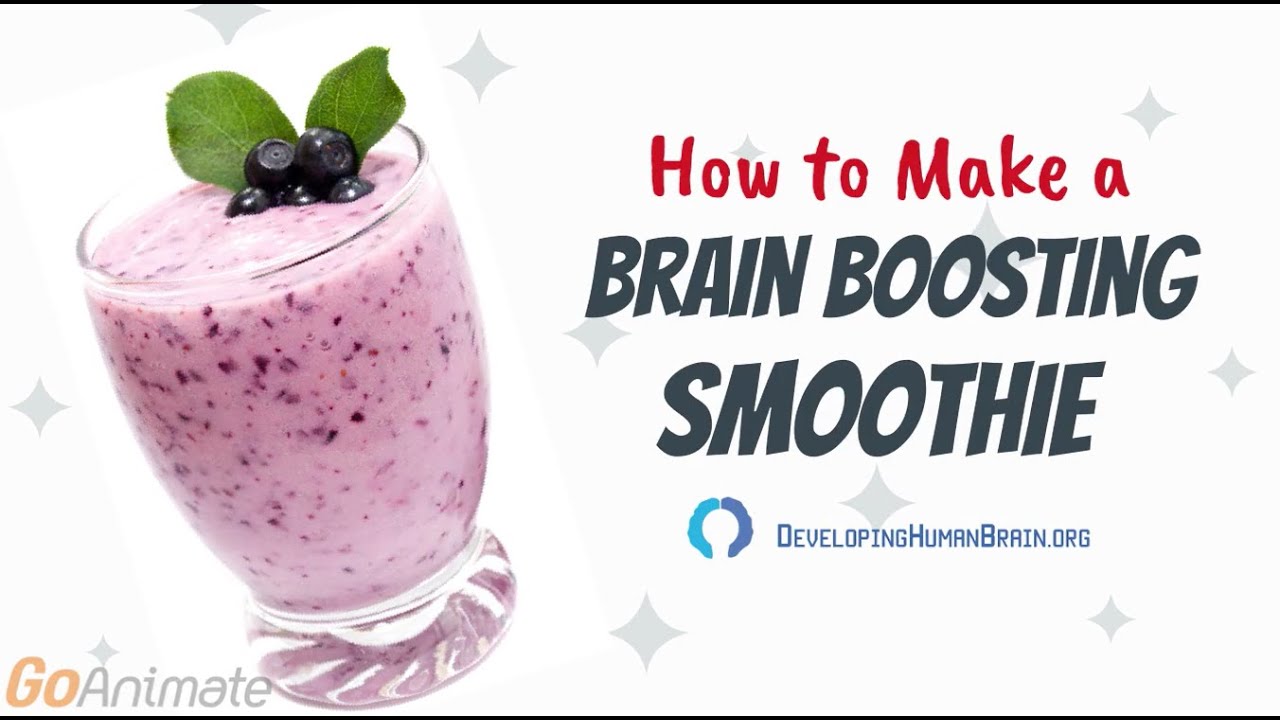 How to Make a Brain Boosting Smoothie - YouTube