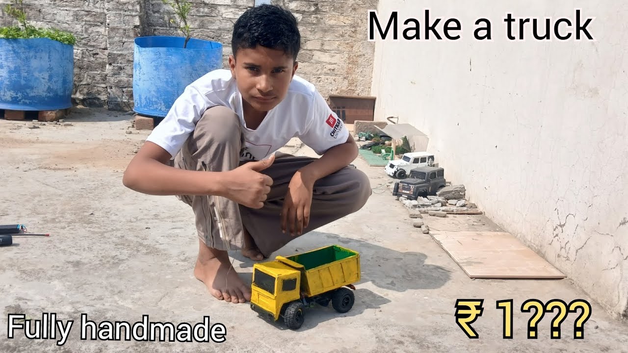 Making 4×4 tata truck using a pvc pipe @mohitmodelmaker - YouTube