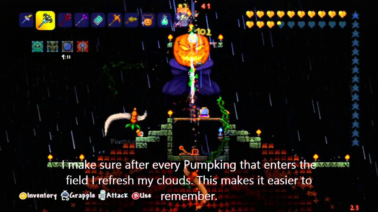 Guidepumpkin Moon Strategies The Official Terraria Wiki