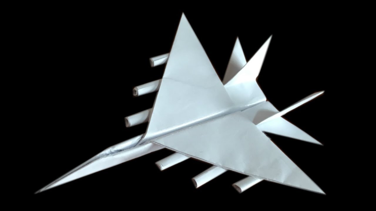 MISSILE FIGHTER. How to Make a Jet Fighter Paper Plane ️ *DIY* - YouTube