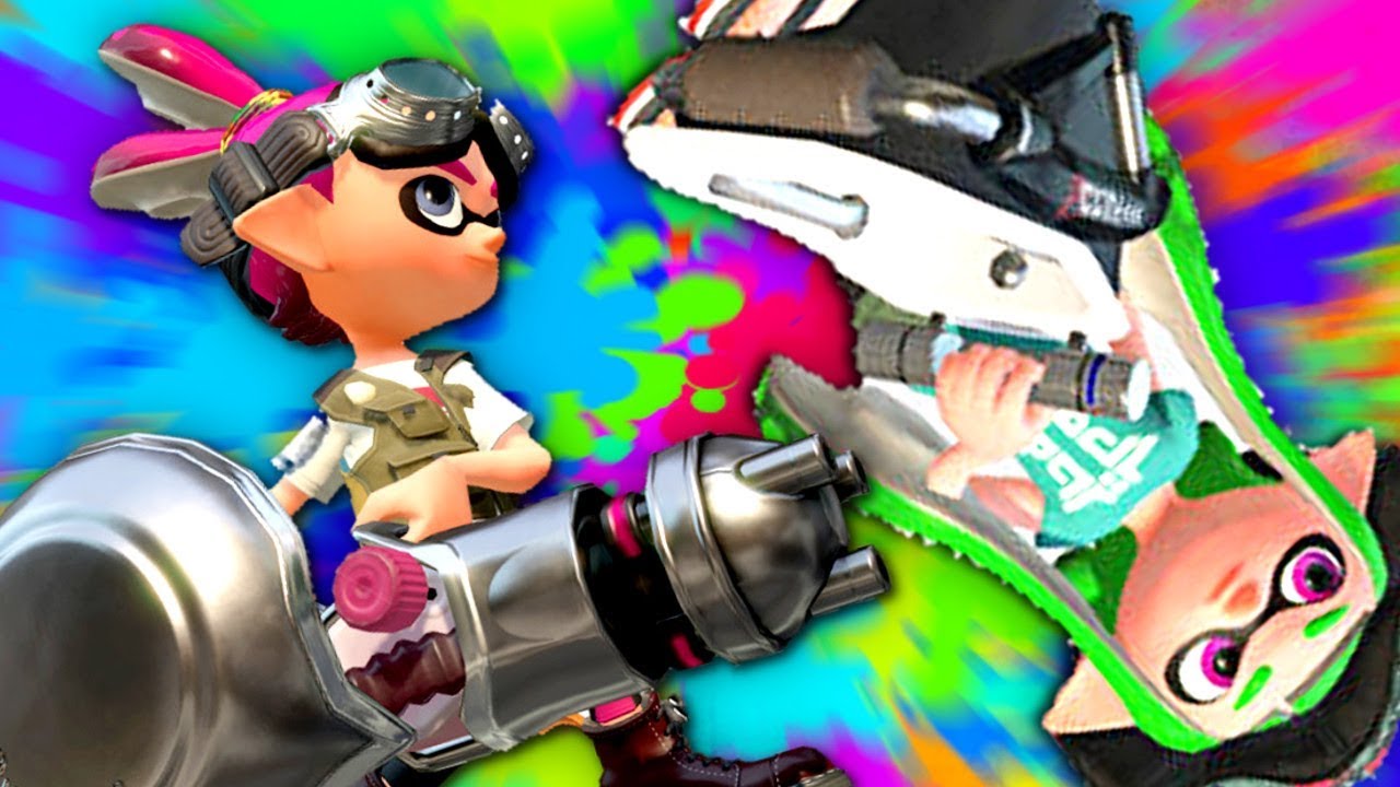 Splatoon 2 New Weapons - Bloblobber, Nautilus 47, Light Tetra Dualies ...
