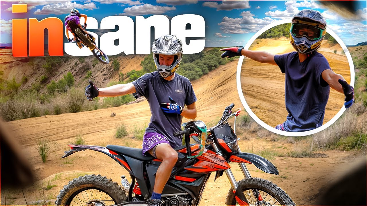 Pro Motocross Rider Takes My New Ebike And Does This!! Trailblaze ...