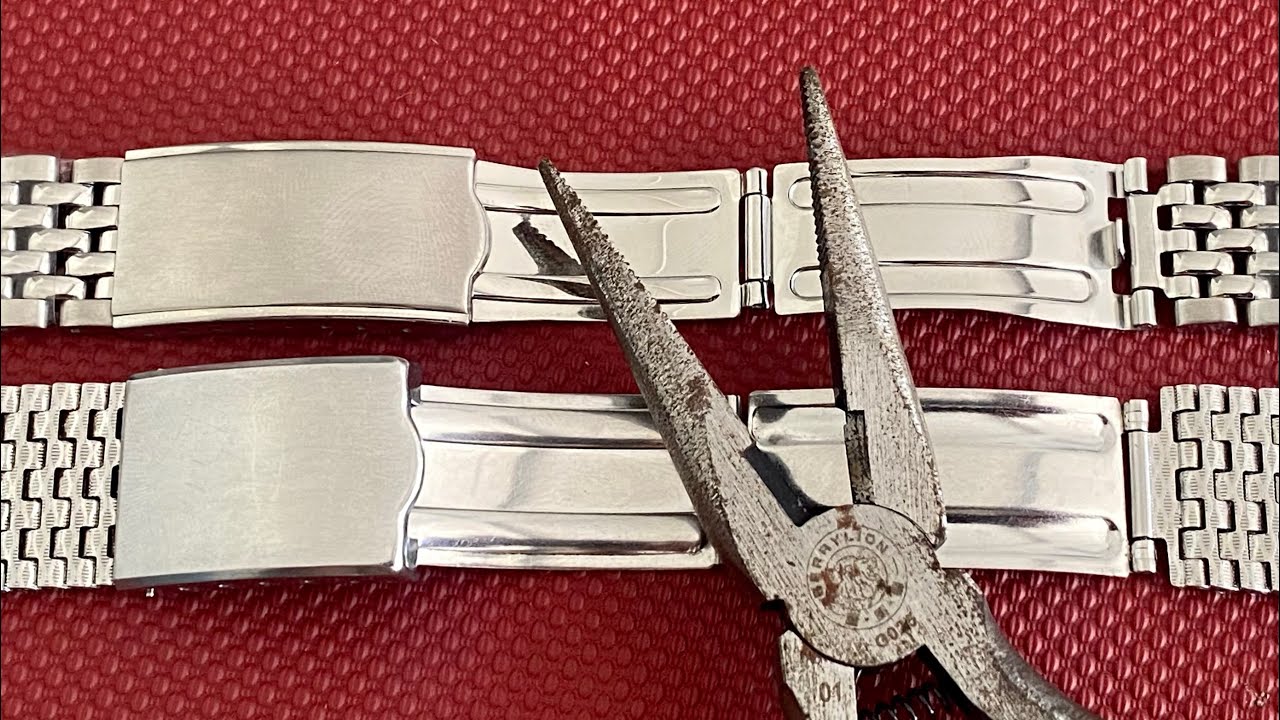 How To Adjust Clasp Snap Pressure On Your Watch Bracelet Band WITHOUT ...