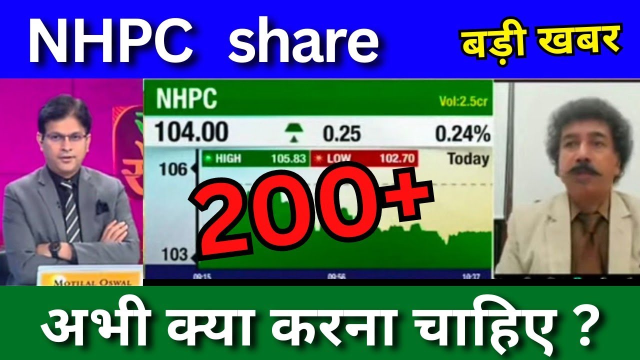 NHPC share latest news today, NHPC share news today, Target price ...
