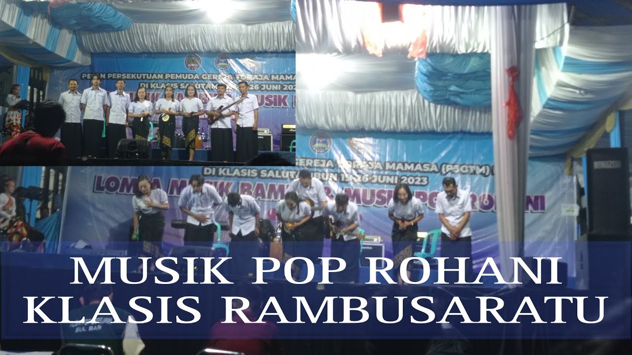 Musik Pop Rohani || Klasis Rambusaratu || P3GTM Salutambun 2023. - YouTube