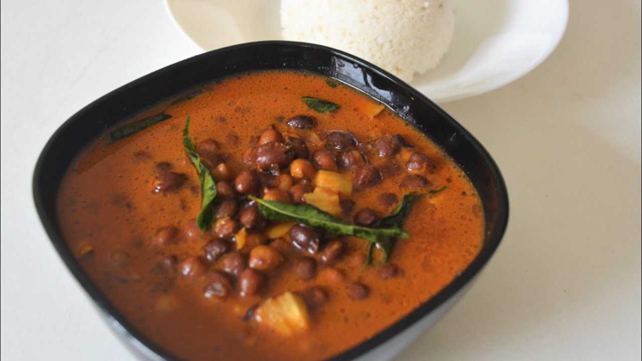 Kadala curry//Varutharacha Recipe//Kerala Kadala Curry - YouTube