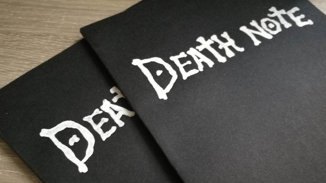DIY : Carnet Death Note - YouTube