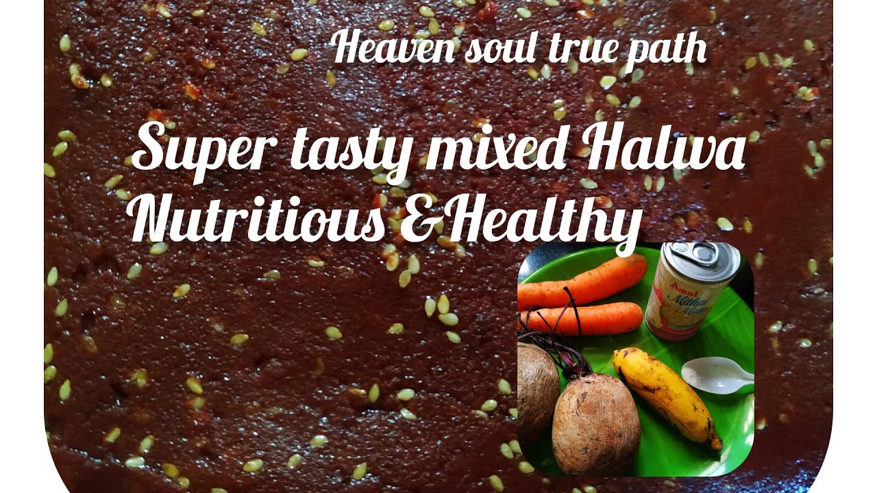 Easy cooking/Mixed healthy sweet Halwai/how to make - YouTube