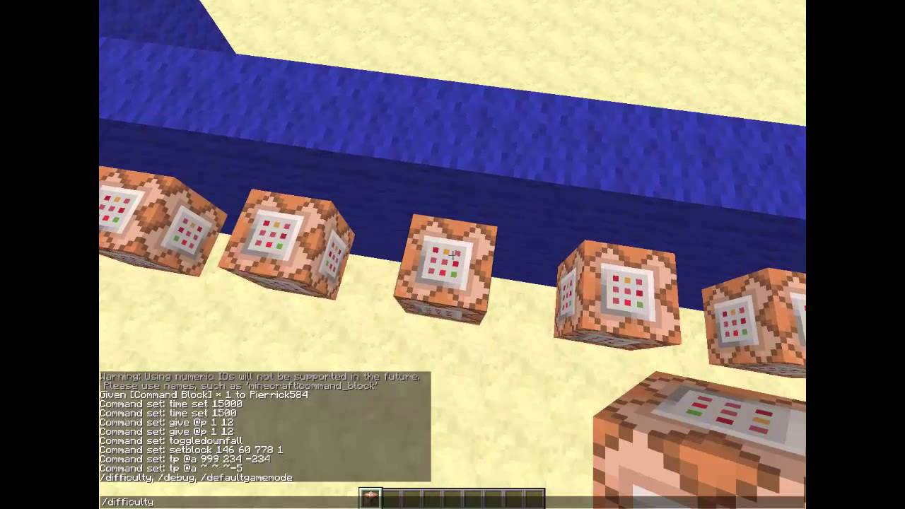 minecraft commant block tanıtımı 1 - YouTube