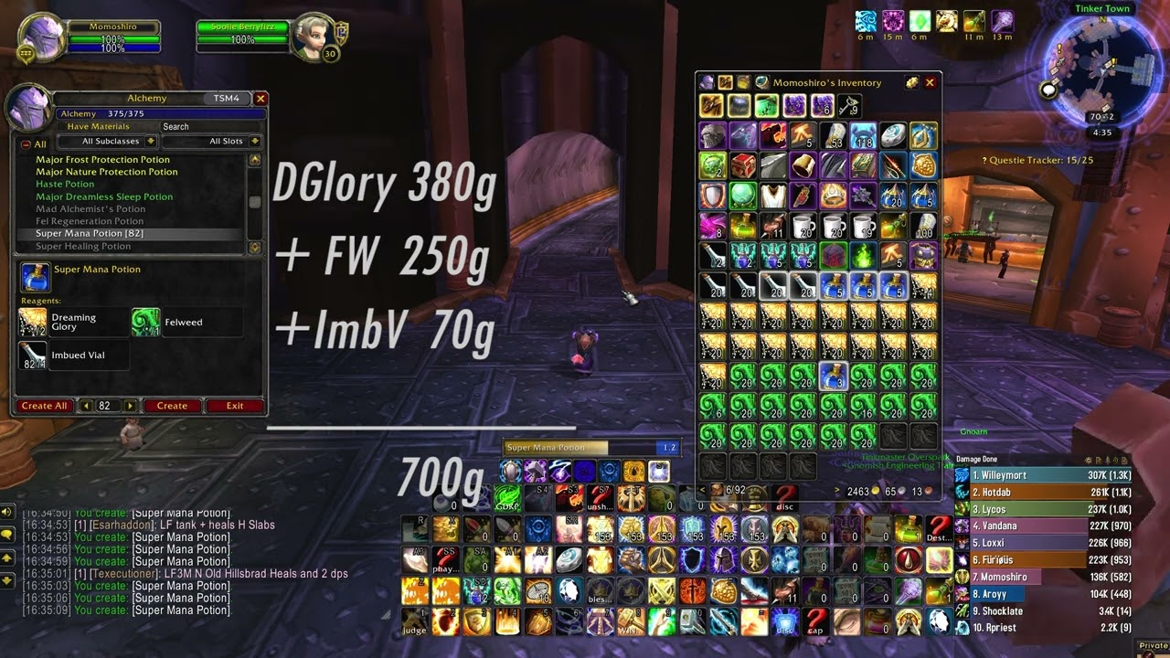 TBC - Is Mana Potion Injector Worth flipping on the Auction House ...