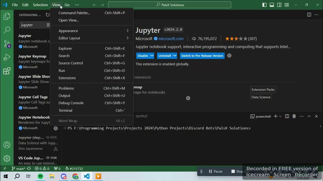 How to Install Jupyter Notebook in VSCode | Jupyter Notebook in Visual Studio Code - YouTube
