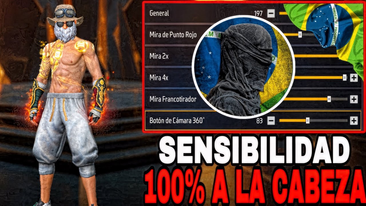 ¡PROBÉ LA SENSIBILIDAD DEL REY DEL FREESTYLE (SADX FF) 🇧🇷🔥 FREE FIRE ...
