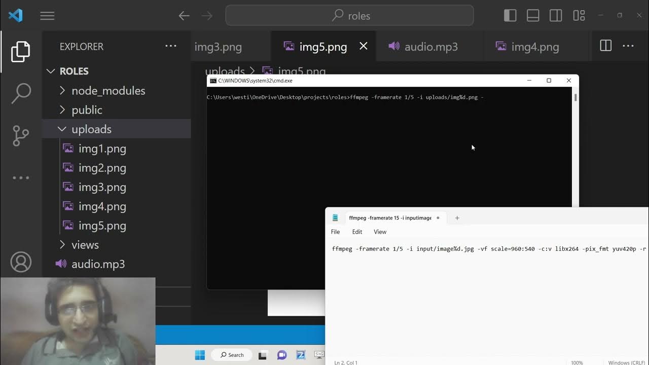 FFMPEG Command to Create MP4 Video Slideshow From Multiple Images in Command Line - YouTube