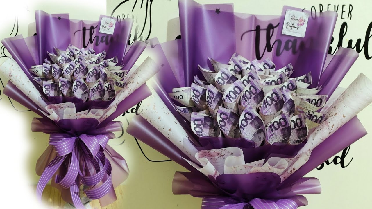 30 pc Small Money Bouquet - YouTube