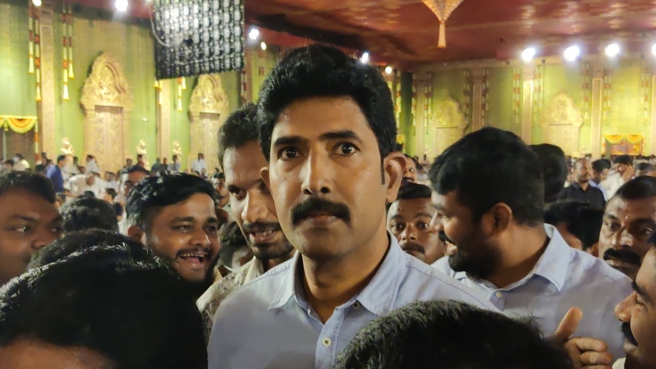 Hero Venu At Puvvada Ajay Kumar Son Marriage at GMR Arena Shamsabad ...