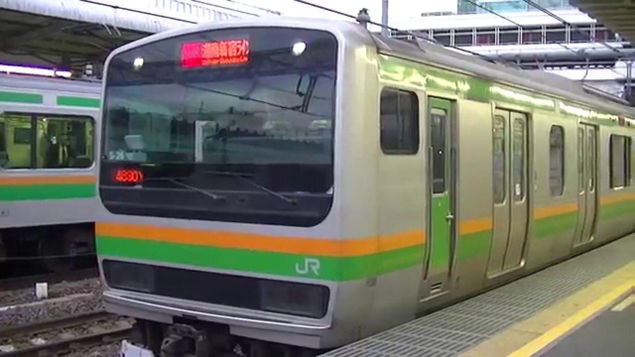 E231系&E233系国府津車 湘南新宿ライン特快 - YouTube