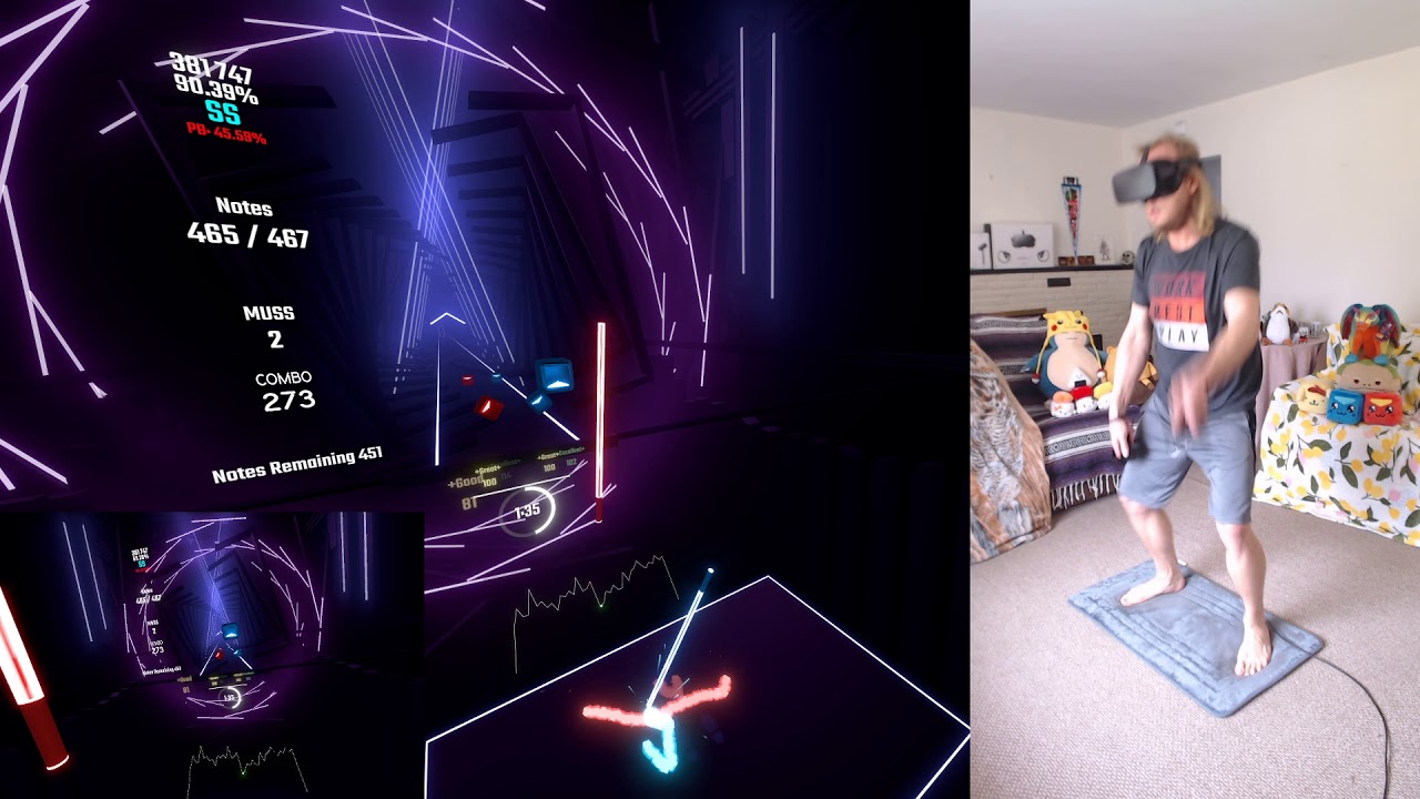 Beat Saber - Flames ♥ Tokyo Machine {First Run, Expert+} - YouTube
