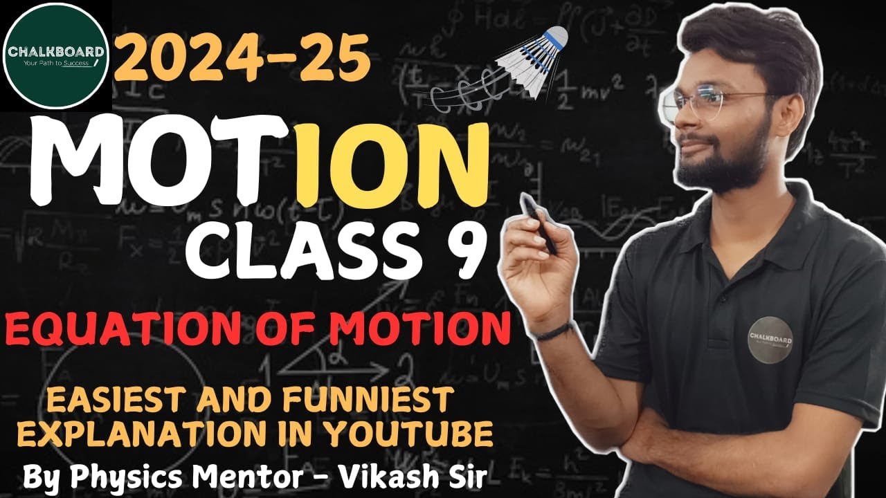 Equation Of Motion || Class 9 Physics Ch-01 || #viralvideo #education # ...