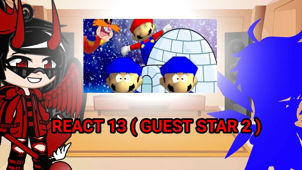 REACT 13 : SMG4 13+ ( SM64 bloopers : SnowTrapped ) - YouTube