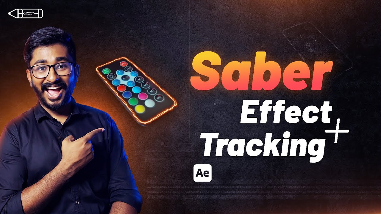Vera level ⚡ SABER ⚡ effect with 3D Camera Tracker நம்ம After effects ல ...