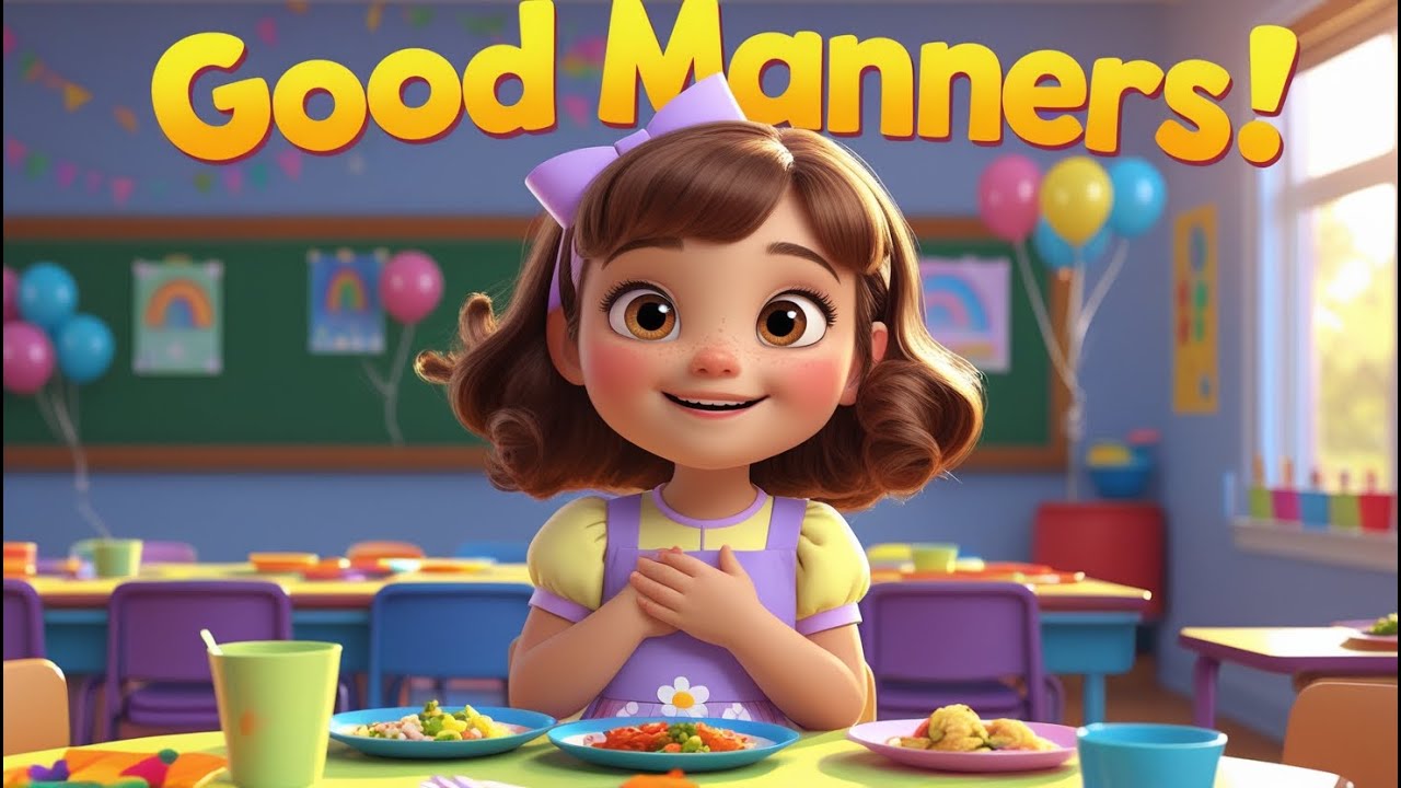 Good Manners | Etiquette Lesson for Kids | Nursery Rhymes - YouTube