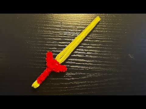 Pipecleaner Sword Tutorial!! (Level: Easy)