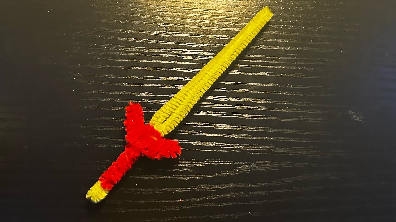 Pipecleaner Sword Tutorial!! (Level: Easy) - YouTube