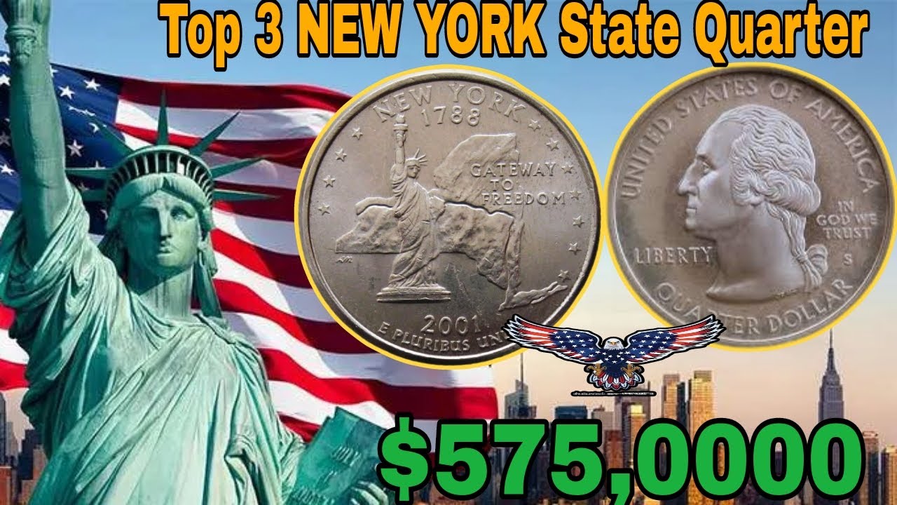 Top 3 Ultra Rare 2001 New York State Quarters Found in Circulation ...
