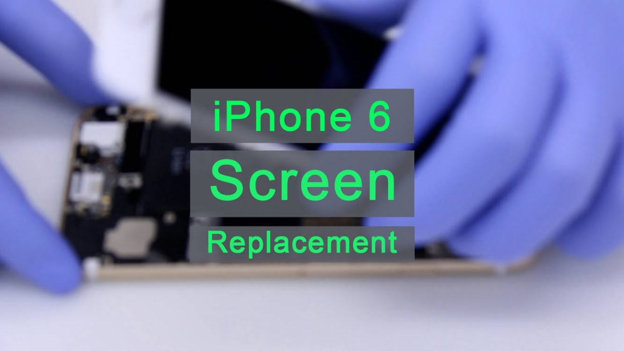 iPhone 6 Screen Replacement Tutorial ｜ How to change Display for iPhone ...