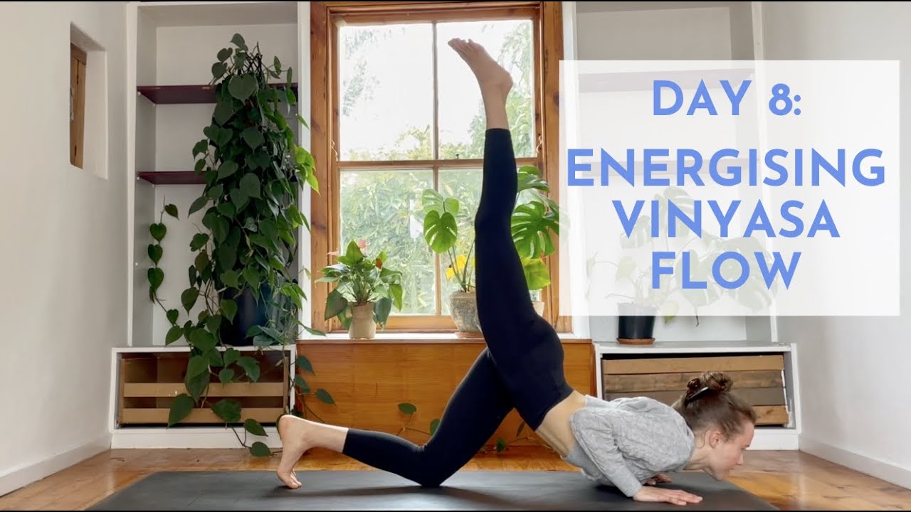 Energising Yoga Flow | Day 8 YOGA CHALLENGE - YouTube