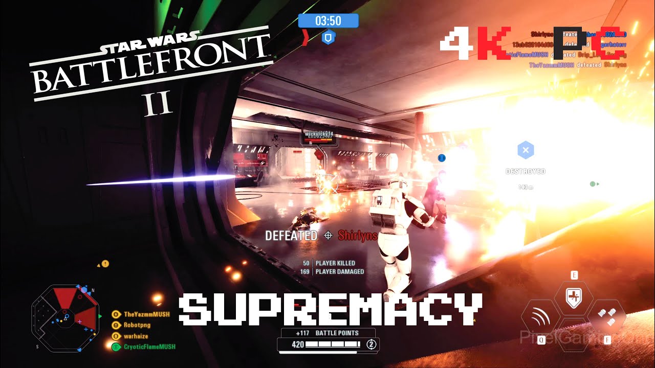 Star Wars Battlefront 2 - Supremacy - Gameplay PC 4K -No Commentary ...