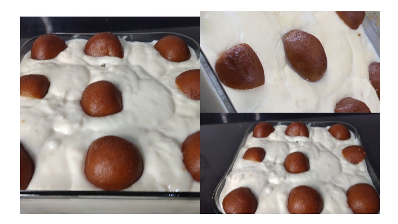 Gulab jamun Dessert Recipe ||Easy Dessert Recipe ||10 minutes Dessert ...