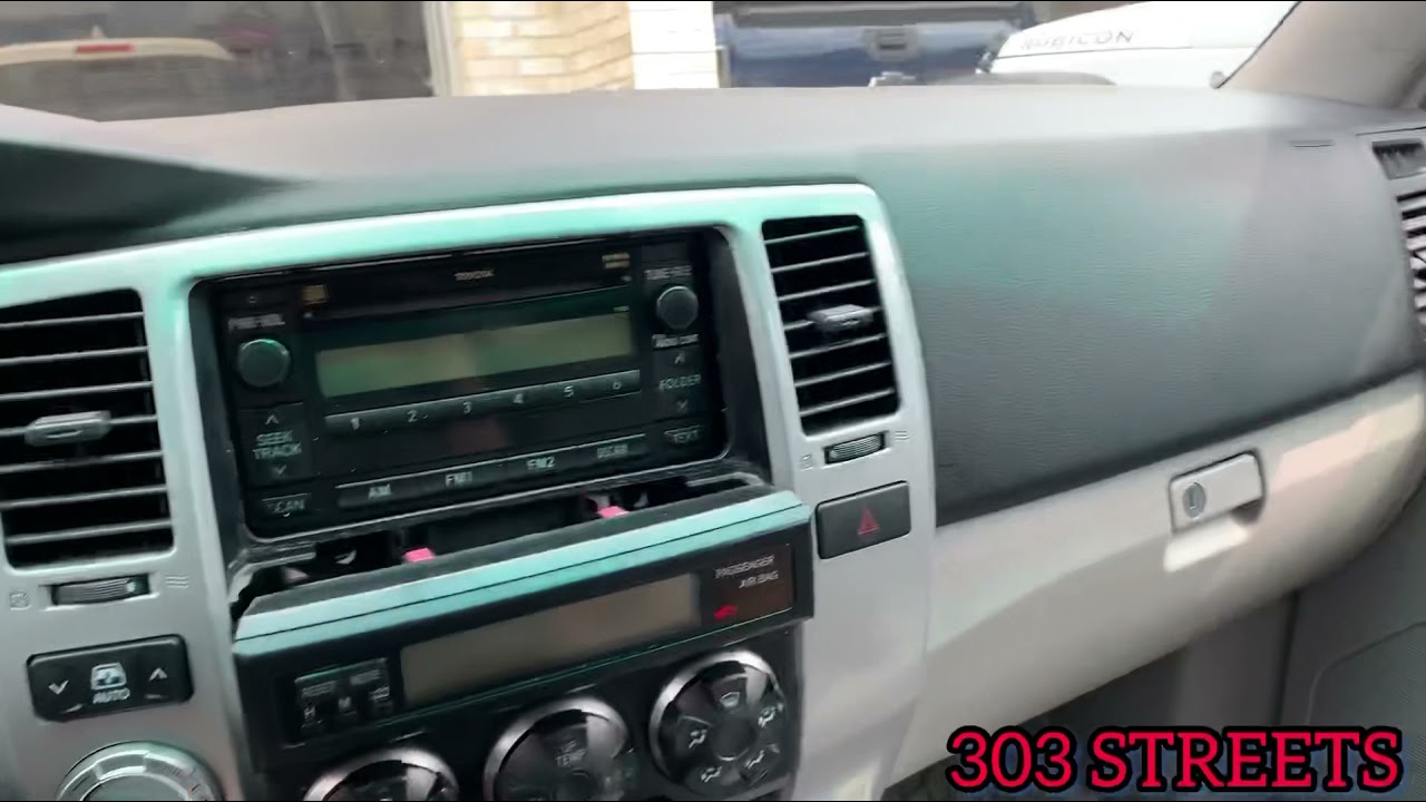 How to remove a 2008 4Runner center console and dash - YouTube