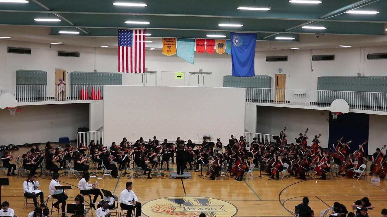 2018 May - Kenny C Guinn MS - Beginner - Main Street March - YouTube