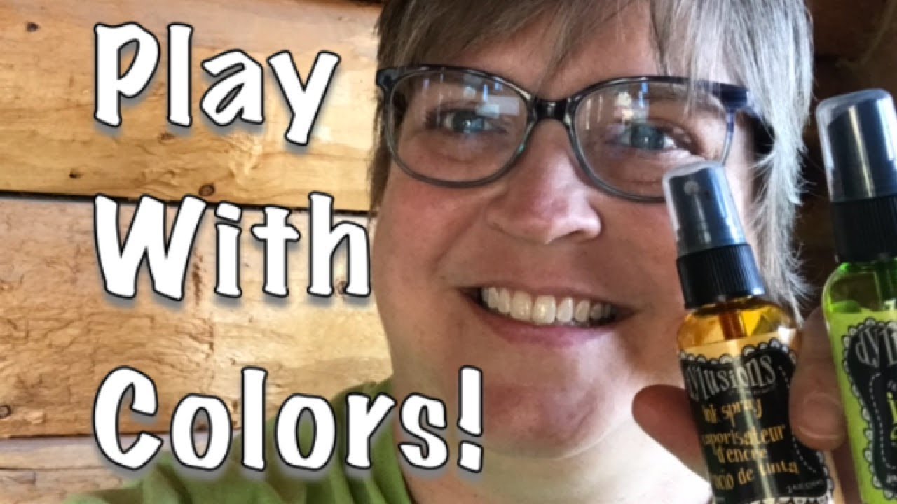 Scrapbook Background - Ink Spray - 2 page scrapbook layout - YouTube