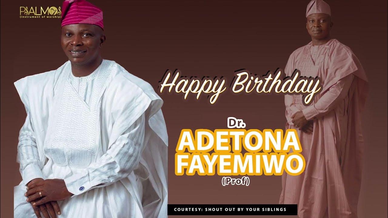 PSALMOS Ministration For + 1 Dr Adetona Fayemiwo (Prof) Birthday Thanksgiving 2023 - YouTube