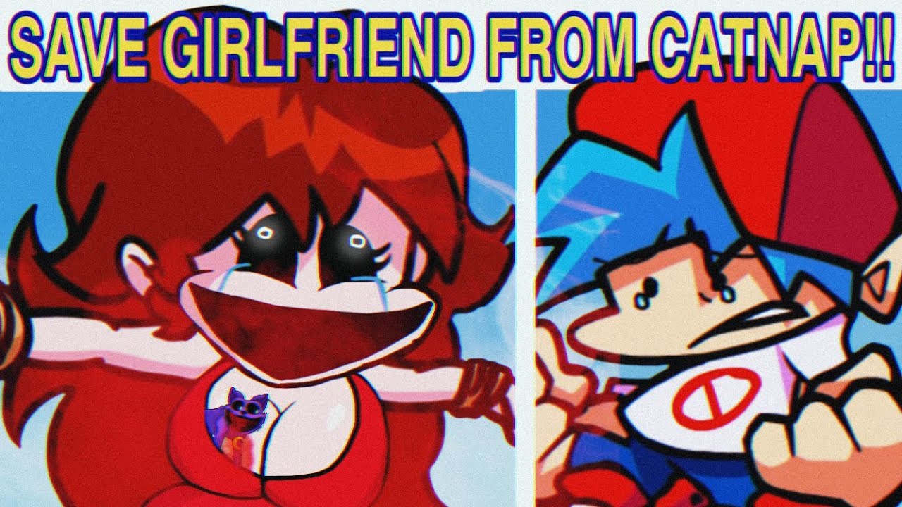 Friday Night Funkin' VS Night Terrors \ SAVE GIRLFRIEND FROM CATNAP ...