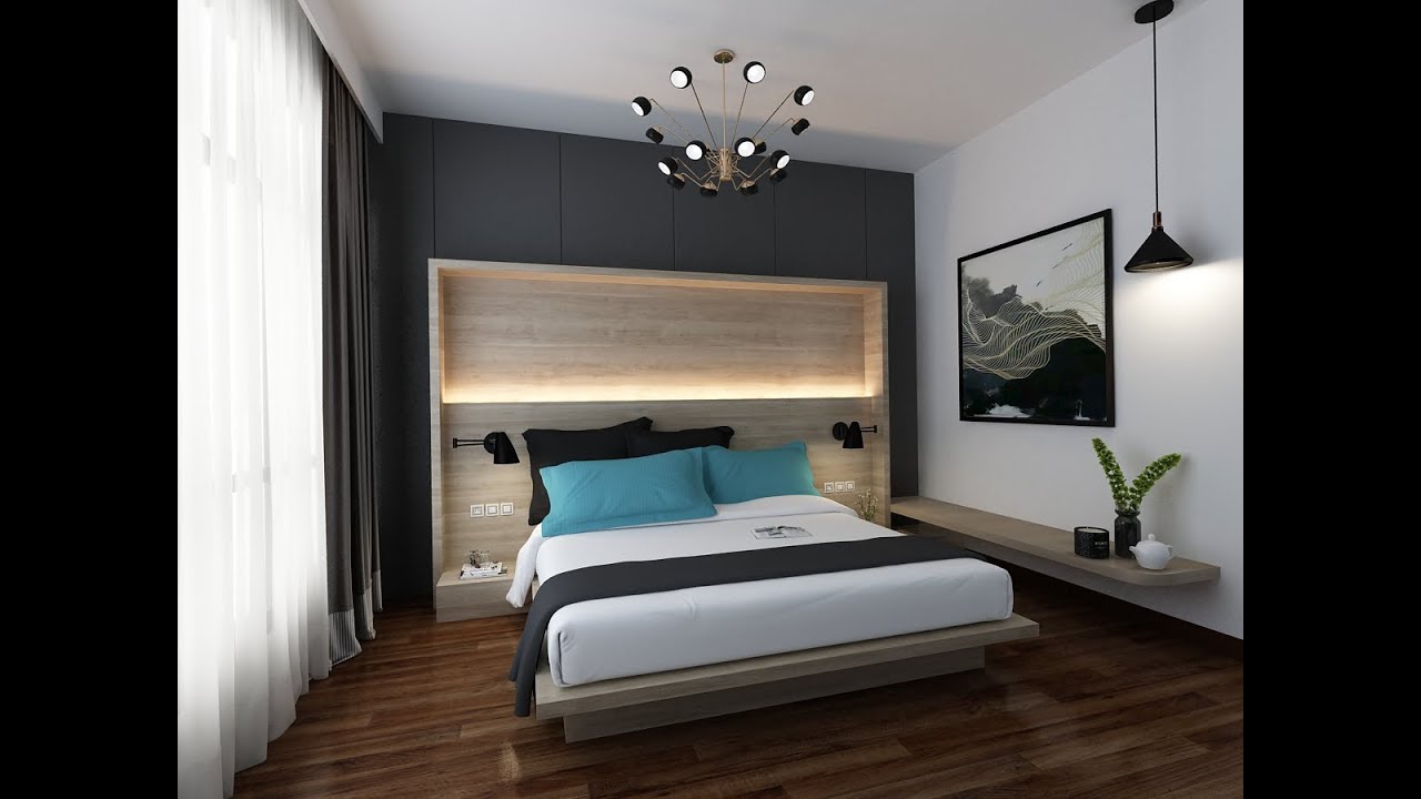 How to create a Bedroom scene using 3ds max and Vray ( Tutorial for beginners ) - YouTube